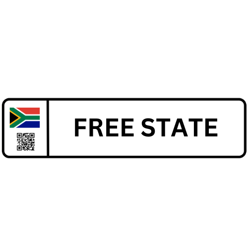 Free State Number Plates From R250 | DIRLO South Africa